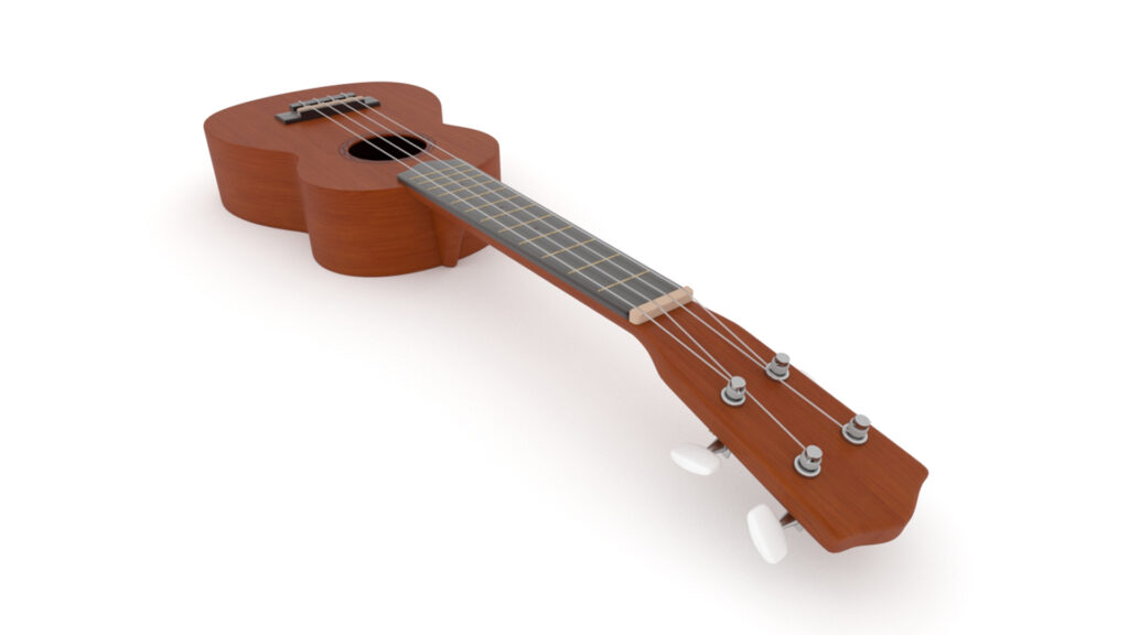 Ukulele 3D Model – VMulti